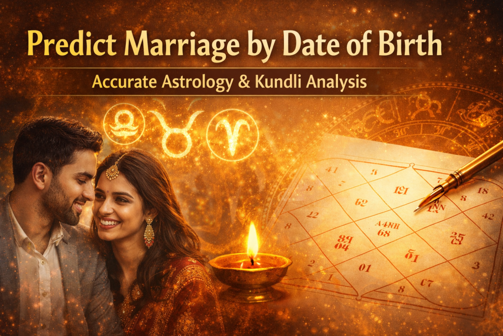 Predict Marriage by Date of Birth | Marriage Astrology Prediction