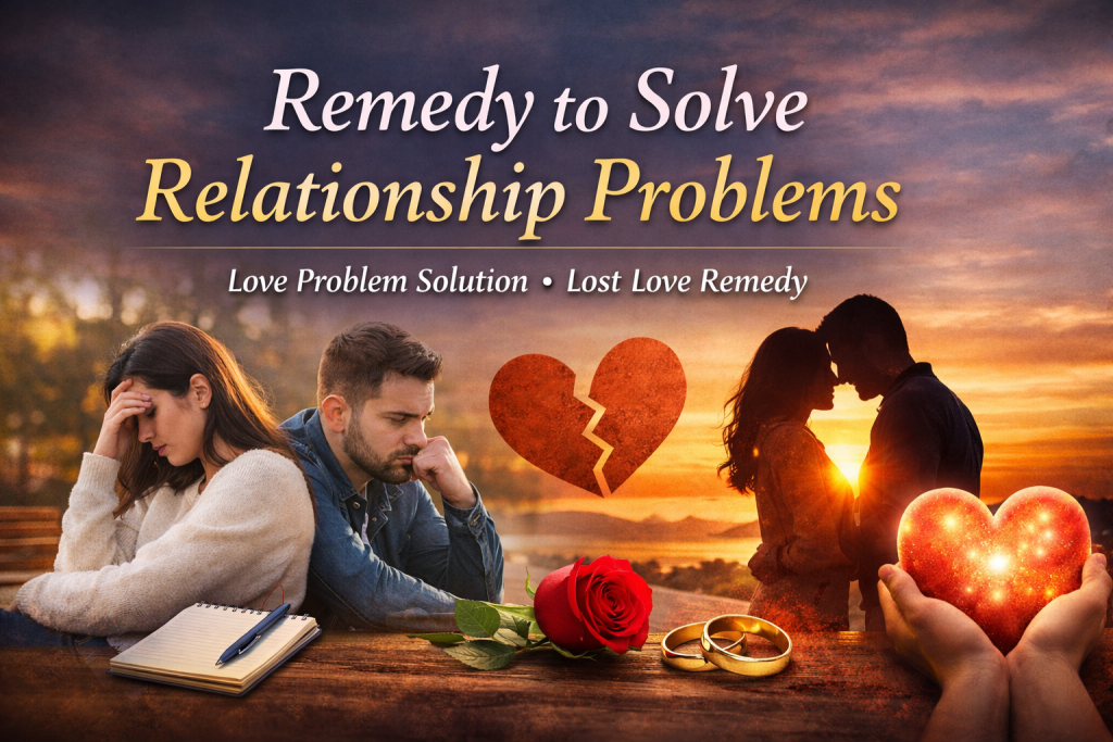 Remedy to Solve Relationship Problems | Love & Lost Love Solutions